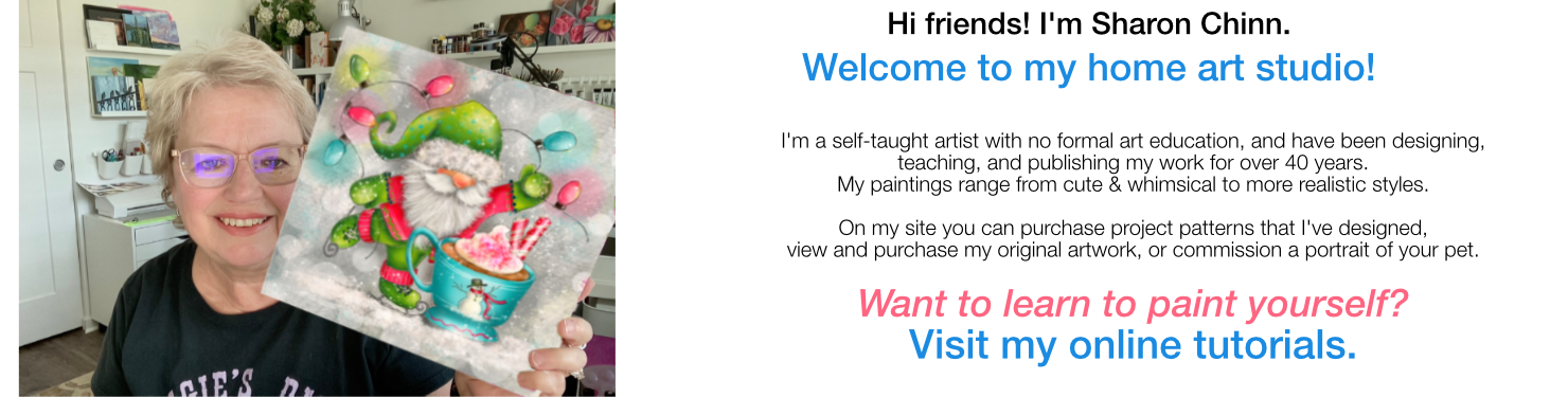 Sharon Chinn – Whimsical to Realistic Painting